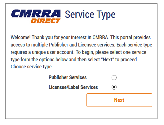 How to Register for a CMRRA Direct MLA Licensee User Account - CMRRA