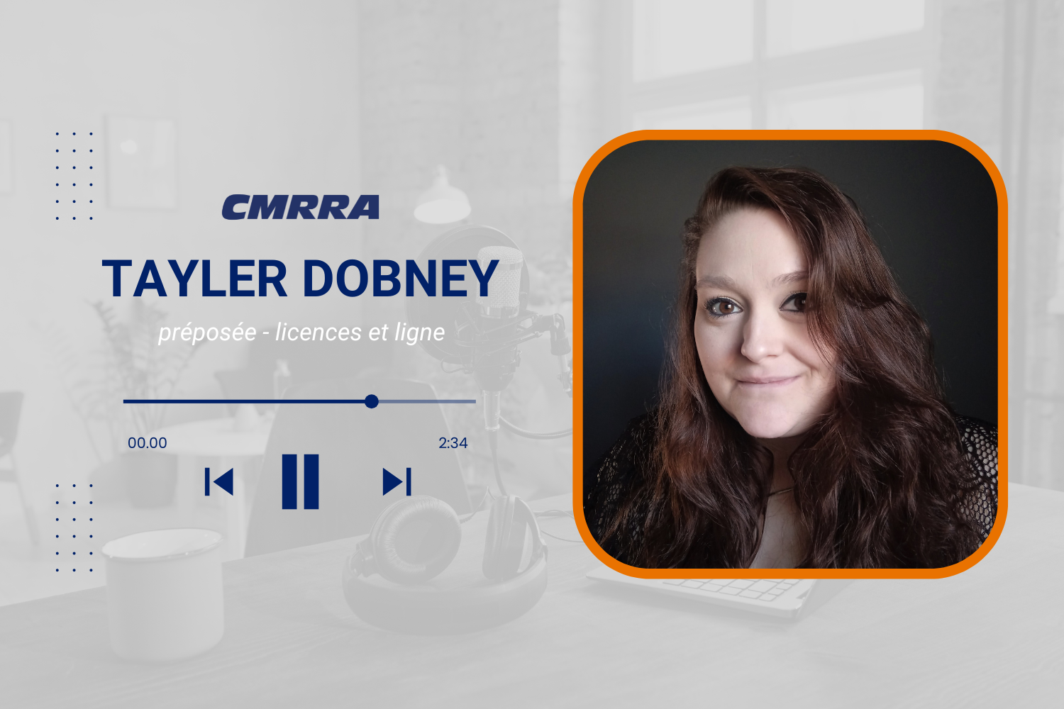 Avant-scène : Tayler Dobney - CMRRA